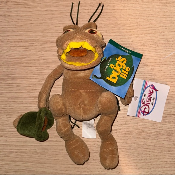 Disney | Toys | Disney Store Pt Flea A Bugs Life Plush Stuffed Bean Bag ...